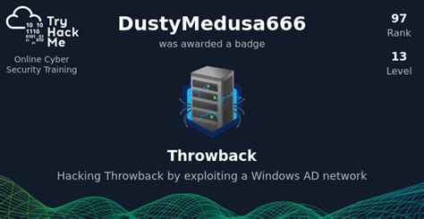 Tryhackme User Badge