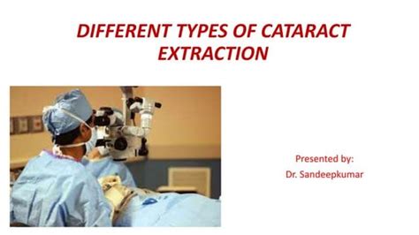 Intracapsular Cataract Extraction Pptx