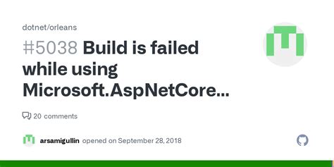 Build Is Failed While Using Microsoftaspnetcoresignalrclient In A