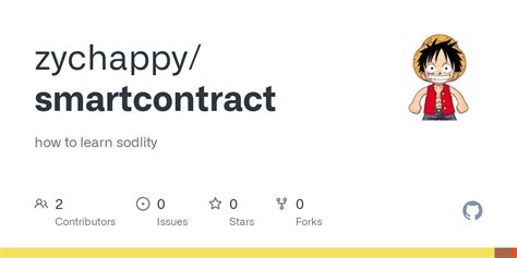 Github Zychappysmartcontract How To Learn Sodlity