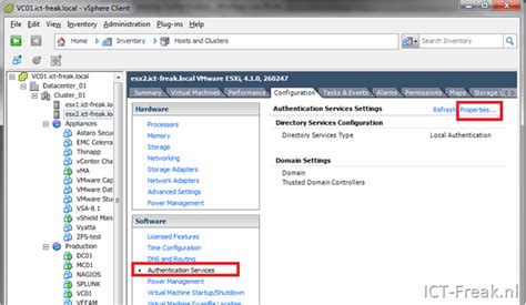 how to configure vsphere 4 1 active directory authentication ict freak nl