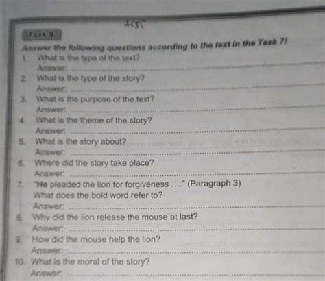 Task 8 Answer The Following Questions StudyX