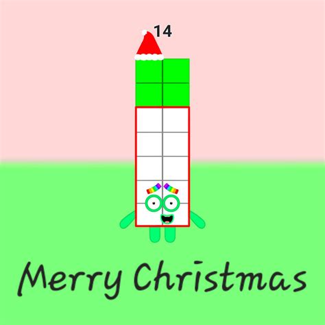 Numberblocks 14 Sleeps Until Christmas By December24thda On Deviantart