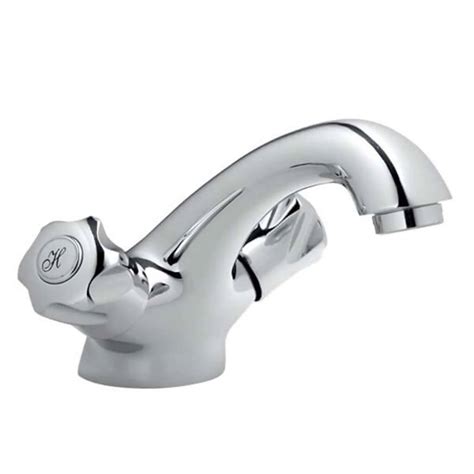 Coral Basin Mixer With Cast Spout Chrome Plated Dzr Brass Hardware Connection