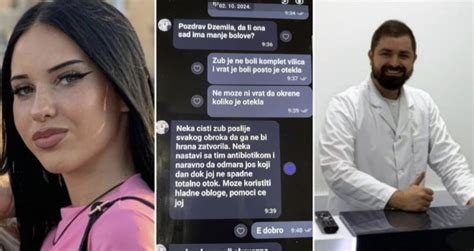 Prepiska Stomatologa I Majke Preminule Džejle Drapić Neka čisti Zub Poslije Obroka I Nastavi S