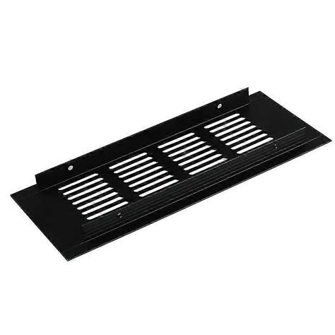 Air Vent Grille Cover Aluminum Alloy Vent Cover Black Ventilation