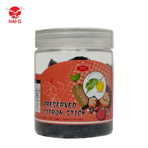 Yu Yuan Tang Preserved Fruit Citron Stick 125g