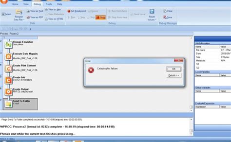 Worflow Hanged When I Debug It For Testing My Flow Modules Workflow Upland Ol User Community