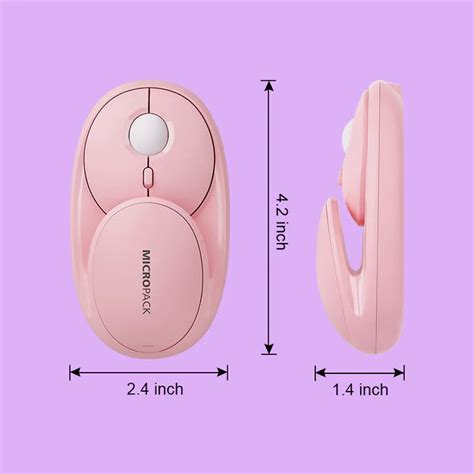 Micropack Mp720c Rechargeable Wireless Mouse 2 4g Bluetooth Dual Mode Gadget Pro