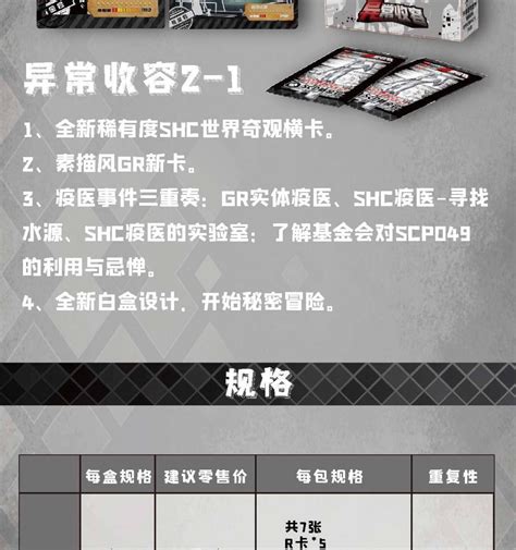 SCP Secret Adventure 2 Yuan Box Trading Card Archives