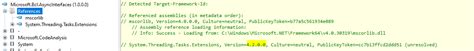 conflicting dependency with system threading tasks extensions causes missingmethodexception