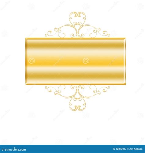 Golden Blank Stock Illustration Illustration Of Background 12873017