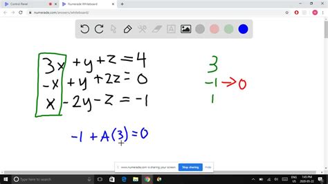 Solvedperform An Operation On The Given System That Eliminates The Indicated Variable Write