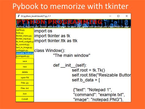 Tkinter Advanced Python Programming