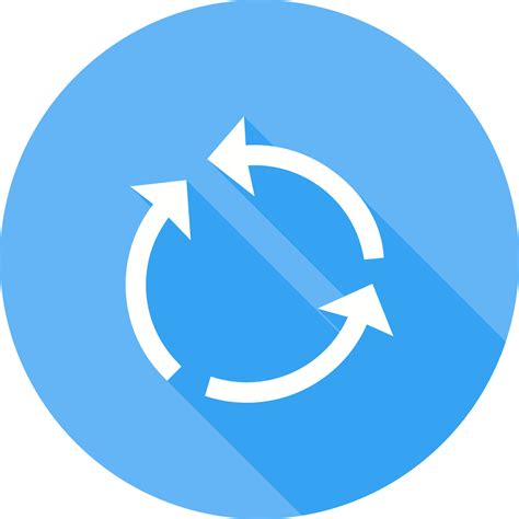 Cycle Arrow Vector Icon Vector Art At Vecteezy