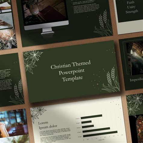 Christian Themed Powerpoint Template Masterbundles