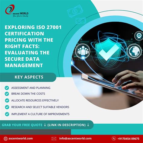 Ascent World On Linkedin Iso27001 Iso27001certification Datasecurity Certification…