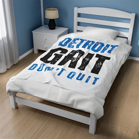 Detroit Grit Dont Quit T Detroit Grit Dont Quit Blanket Blanket