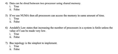 Solved 4 Data Can Be Shred Between Two Processor Using