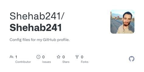 Github Shehab241shehab241 Config Files For My Github Profile