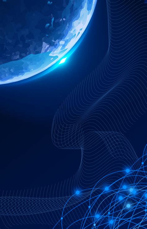 科技地球曙光光效线条模板 包图网