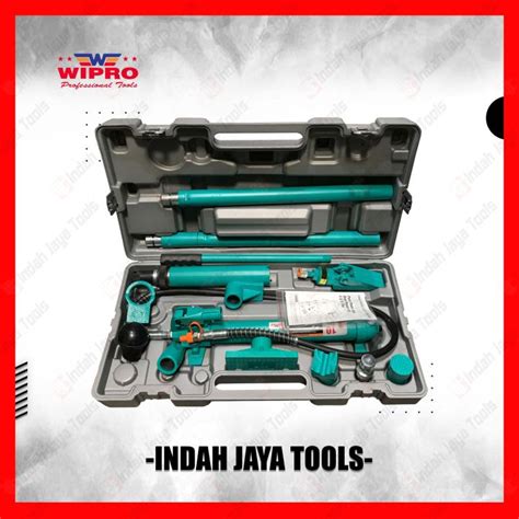 Wipro Repair Auto Body Kit 10 Ton Dongkrak Hydraulic Kendaraan Mobil Heavy Duty Ketok Magic