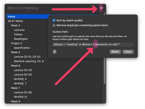 How To Adjust Focus And Move To Heading Commands Depth Bike Outliner