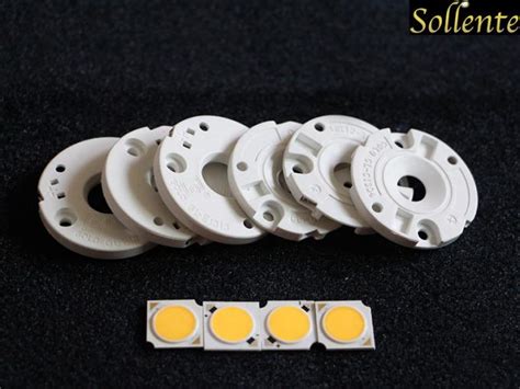White COB LED Holder Connectors For Array COB LED Modules UL Certification