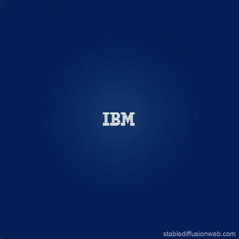 IBM Logo Desktop Wallpaper Stable Diffusion Online