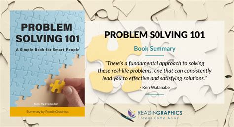 Book Summary Problem Solving 101 Ken Watanabe