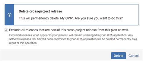 Creating And Configuring Cross Project Releases Advanced Roadmaps For