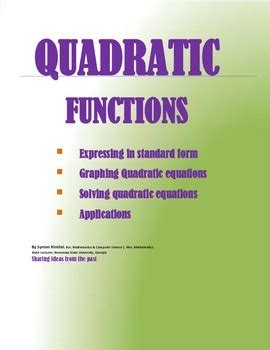 HOW TO SOLVE QUADRATIC EQUATIONS By STEM Creations TpT