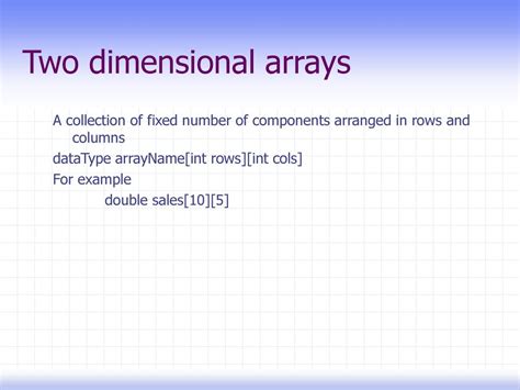 Basic Array Definition Ppt Download