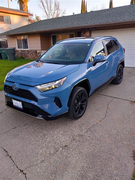 Welcoming Myself To The Club 2022 Rav4 Hybrid Se Cavalry Blue R