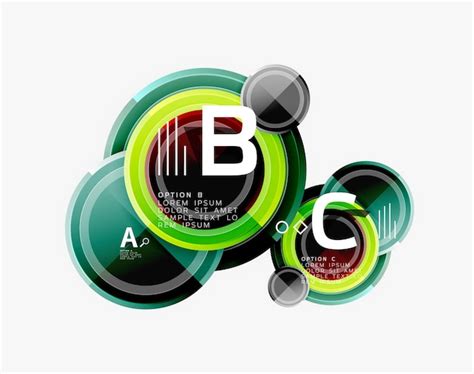 Premium Vector Circular Pattern Abstract Circles Composition