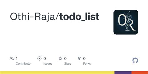 Github Othi Rajatodolist