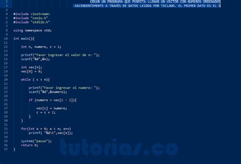 Vectordatosascendentementec Vectordatosascendentementec