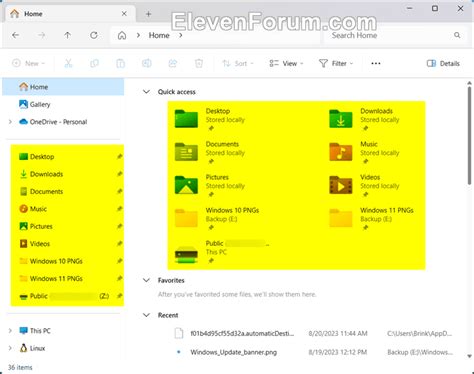 Backup And Restore Quick Access Pinned Folders In Windows Windows Forum