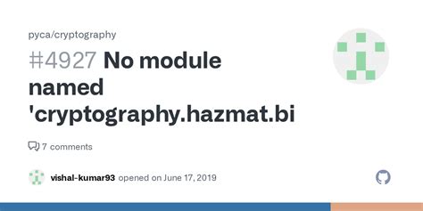No Module Named Cryptography Hazmat Bindings Constant Time Issue Pyca Cryptography