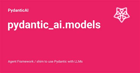 pydantic ai models pydantic ai