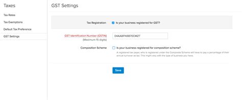 Gst User Guide Zoho Invoice