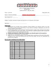 Midterm1 S2019 Final Version Key Pdf Fill Out Your Babe ID On Every Page C S 1 1 1 D I P