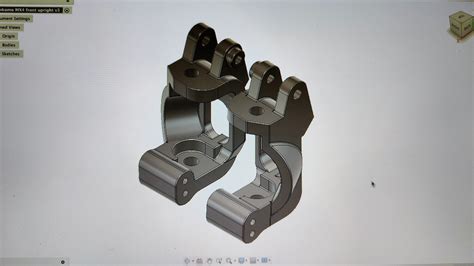 Yokomo Mx4 Mr4bc Front Uprights Pair