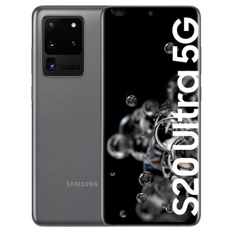 Samsung Galaxy S20 Ultra 12/128GB 5G Cosmic Gray Libre | PcComponentes.com