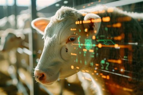 Premium Photo Precision Livestock Management For Sustainable Farming