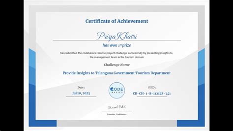 winner announcement moment of codebasic resume project challenge 5 youtube