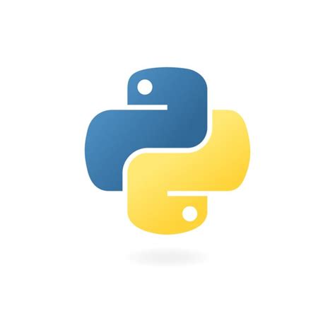 Two Blue And Yellow Snakes Are In The Shape Of A Letter S On A White Background