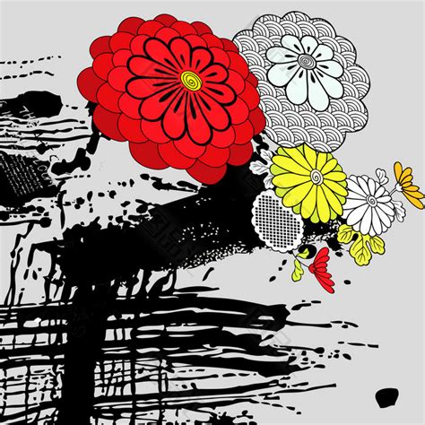 炫彩鲜花无框画2 图品汇
