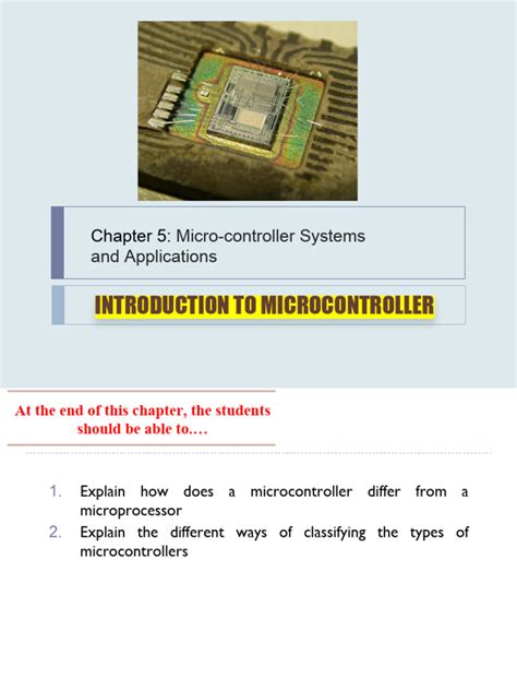 Ch5 Part 1 Pdf Microcontroller Central Processing Unit