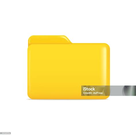 노란색 폴더 아이콘 파일 관리 데이터베이스 데이터 저장 개념입니다 벡터 경영자에 대한 스톡 벡터 아트 및 기타 이미지 경영자
